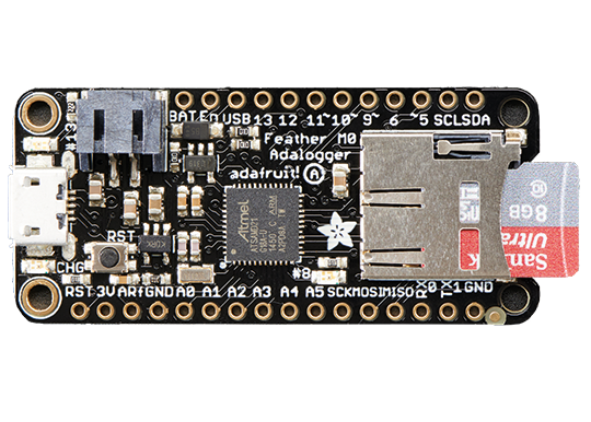 Electromaker Board Guide 2022 - Adafruit Feather M0 Adalogger